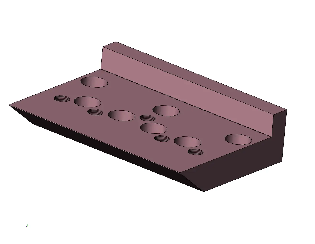 Knife bottom holder - HQ Chipper Parts